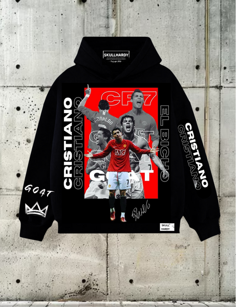 Sueter Cristiano Ronaldo CR7 El Bicho Red sweater Oversized 2025 – 3 S ...