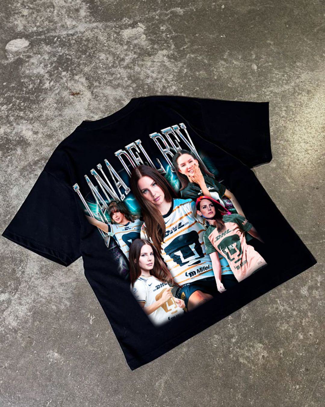 Playera Lana Del Rey Jersey Pumas UNAM Oversized T Shirt Camiseta – 3 S ...