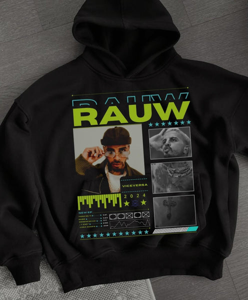 Sudadera Rauw Alejandro Hoodie Oversized – 3 S K U L L 6 H A R D Y 9